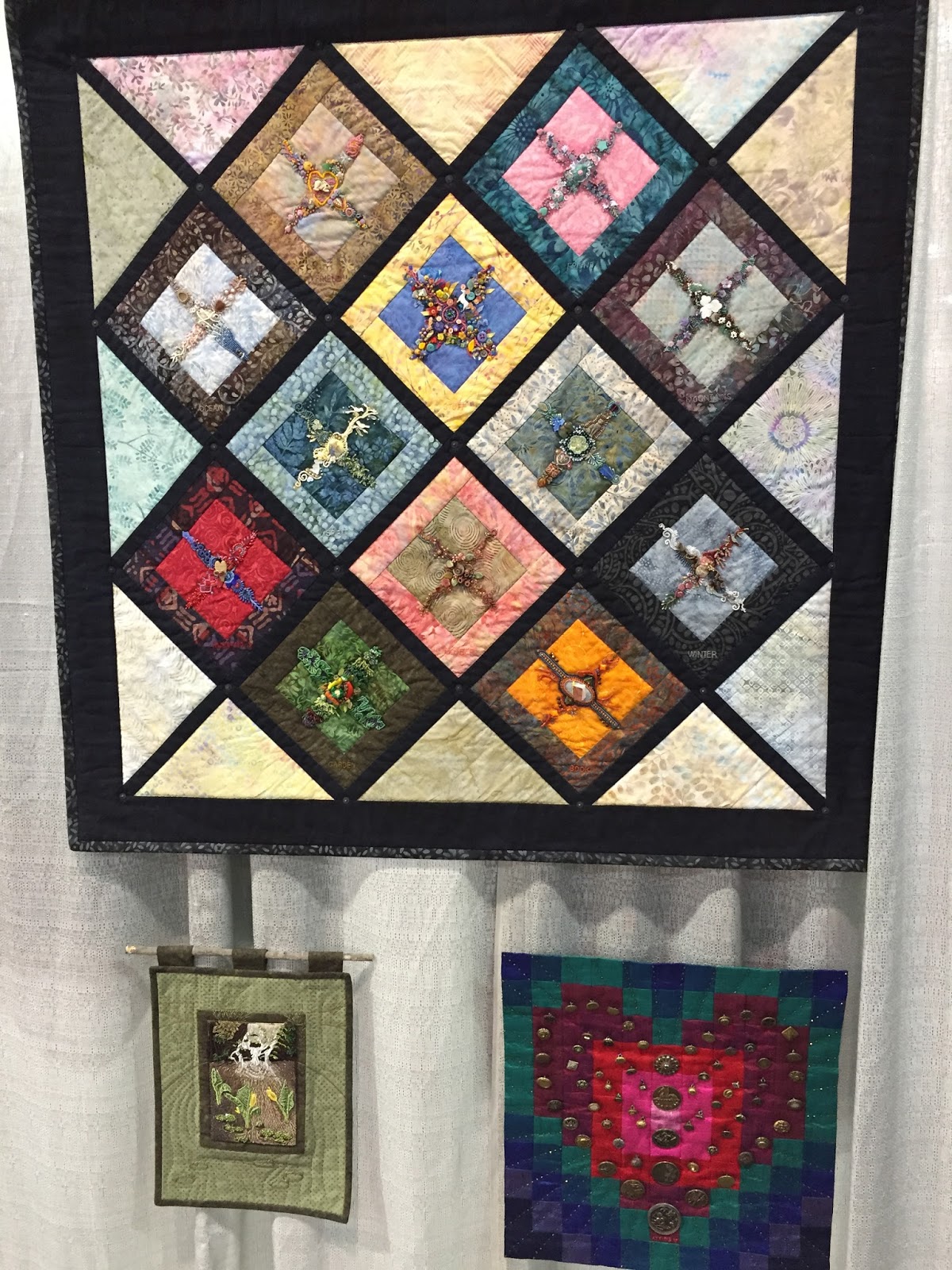 .: Beaded Art Quilts
