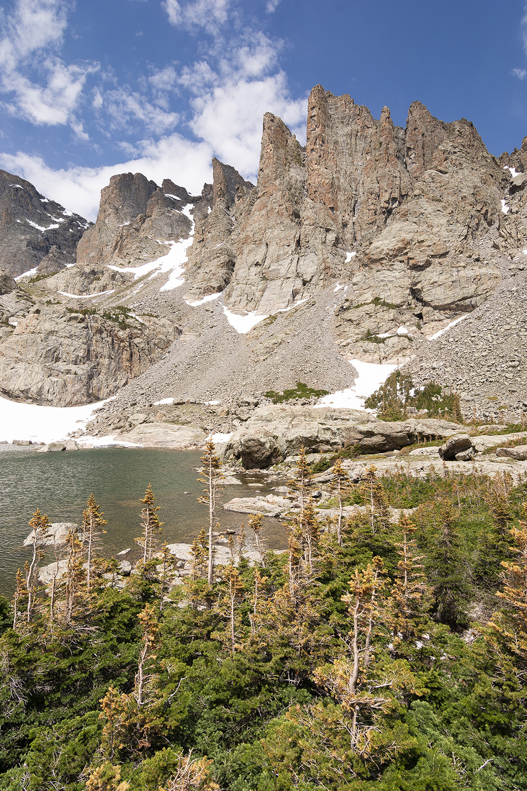 14er Art : Hiking Sky Pond, RMNP - June, 2020