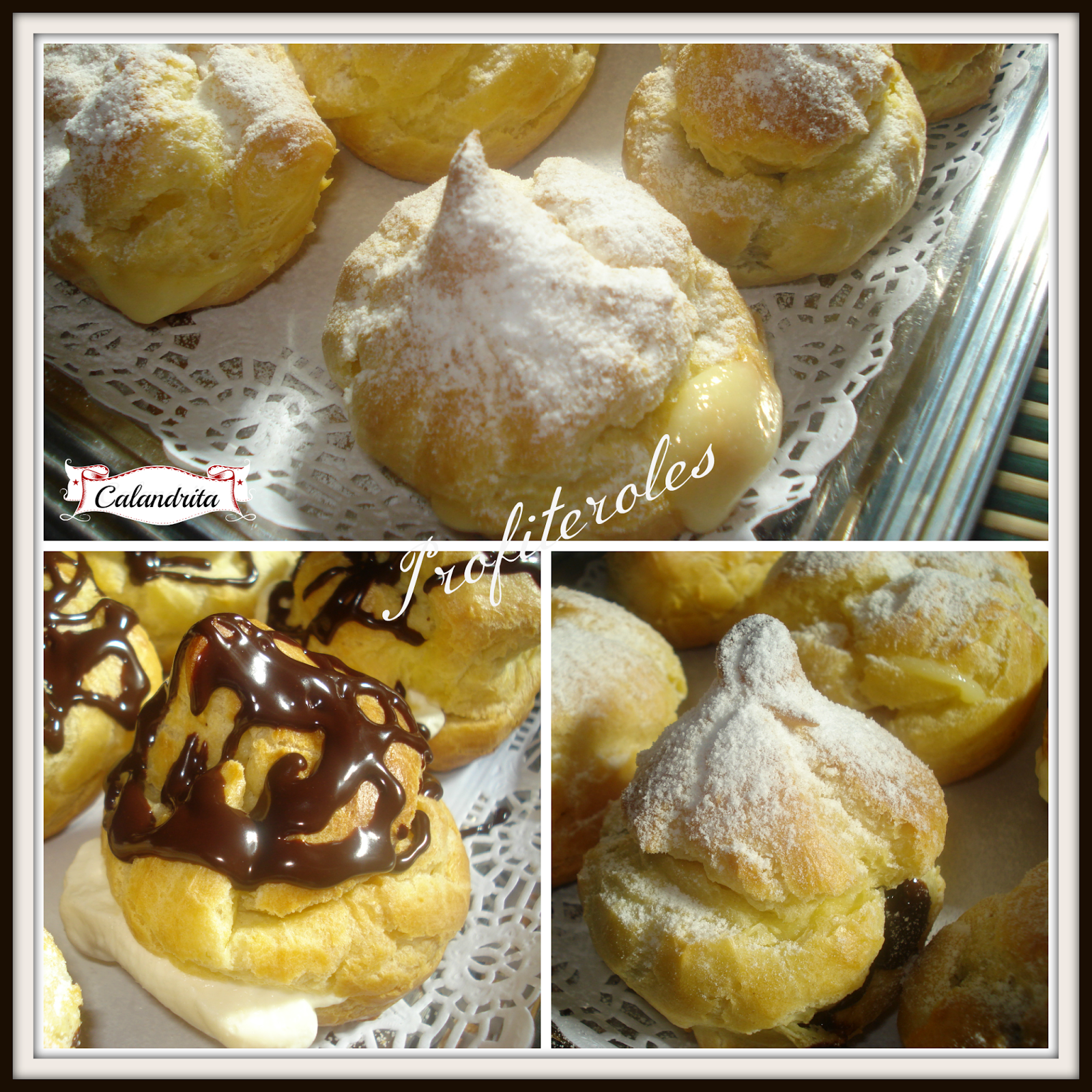 LA COCINA DE CALANDRITA: PROFITEROLES