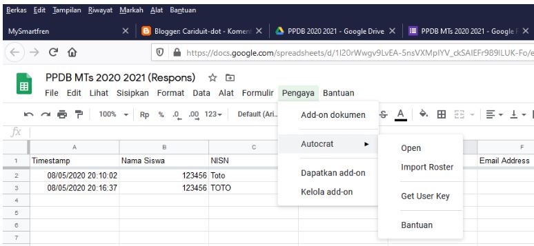 Cara Membuat Bukti Cetak Pendaftaran PPDB Online Otomatis dengan Google ...