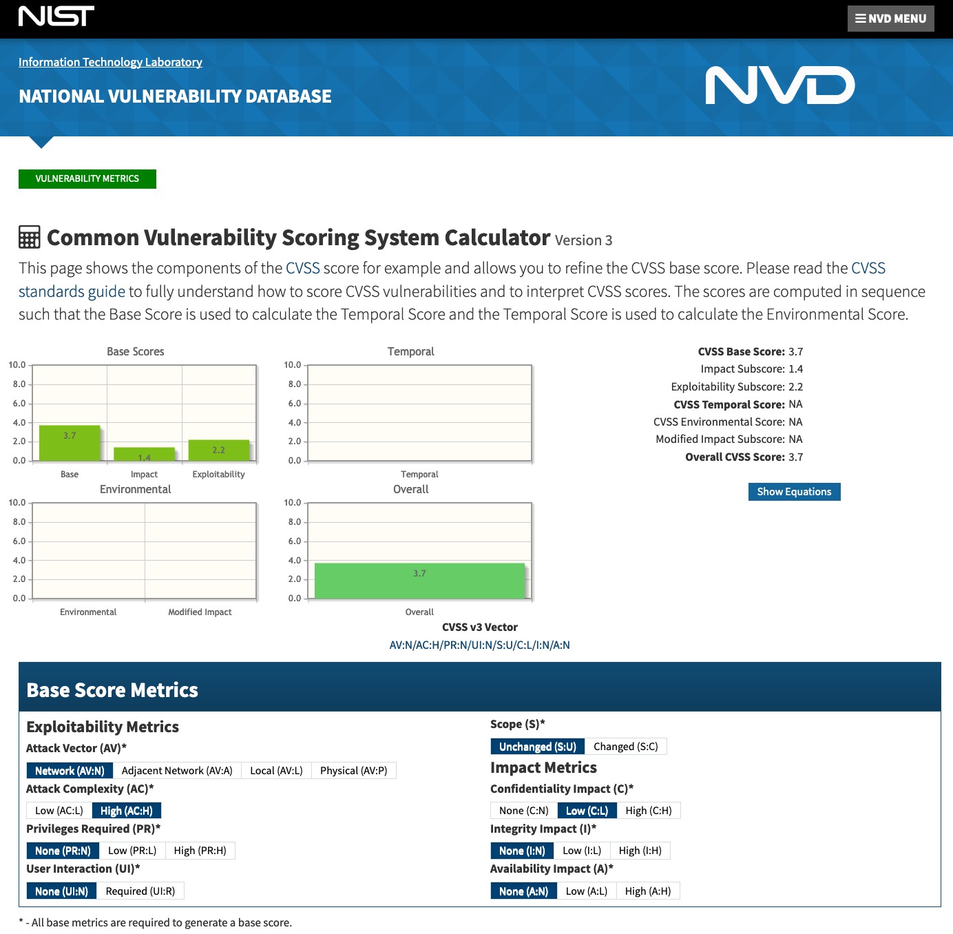 K-OOX Seguridad Informática: CVSS 3.0 ¿Qué es y como calcularlo?