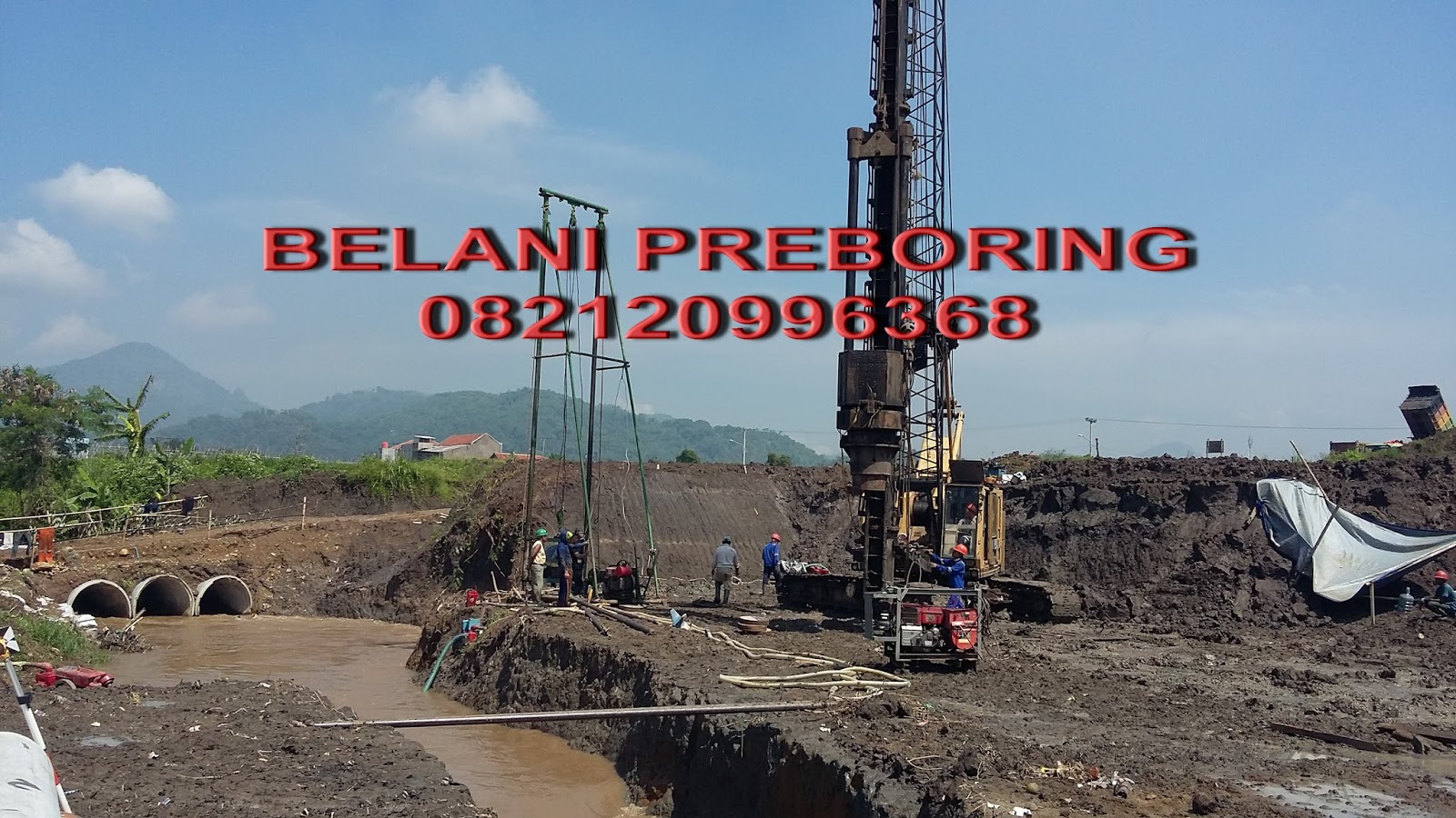 BORE PILE KONTRAKTOR: PREBORING TIANG PANCANG di TOL Soreang ...