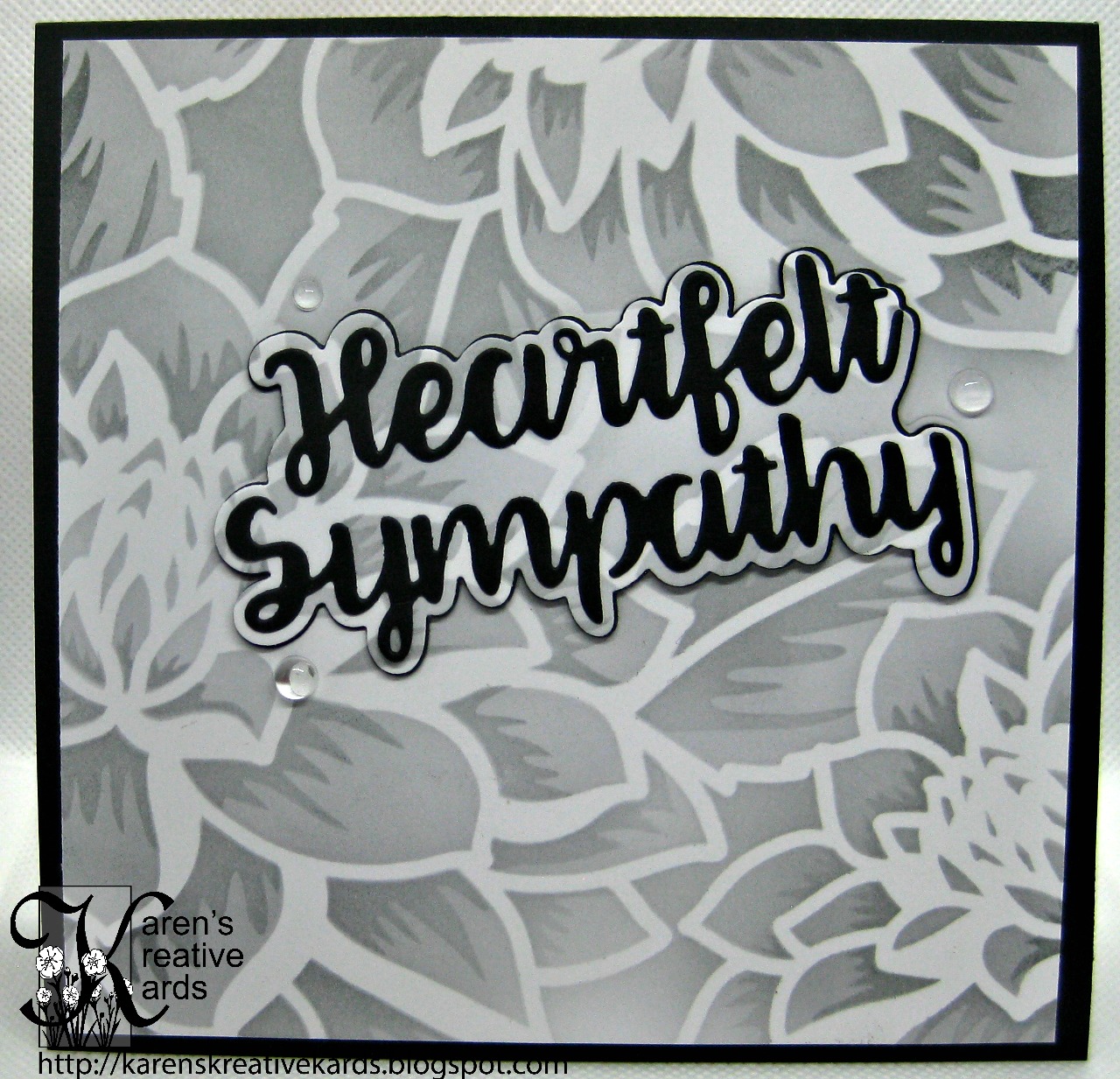 Karen's Kreative Kards: Video - Layered Sentiment Dies and Stencils For ...