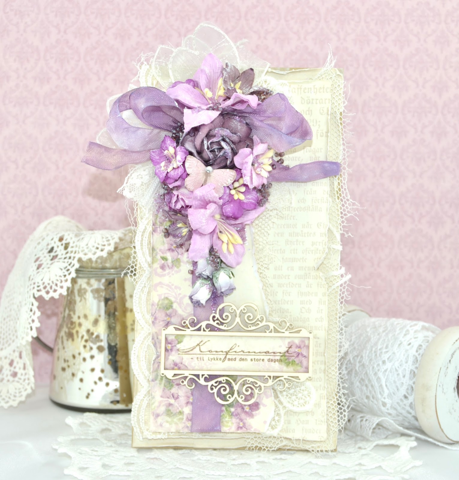 Wild Orchid Crafts: Purple card