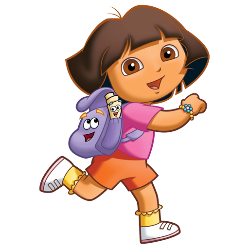 Cartoon Characters: Dora the Explorer (PNG)