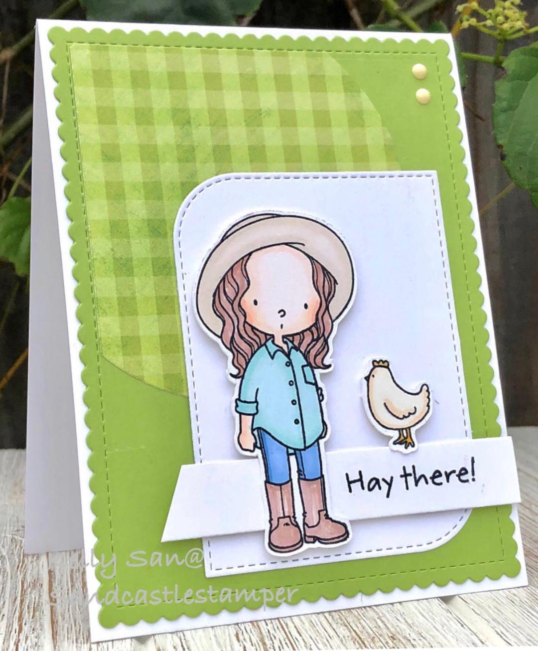 *Sandcastle Stamper* : Ready, Set, Go: Green Pastures!