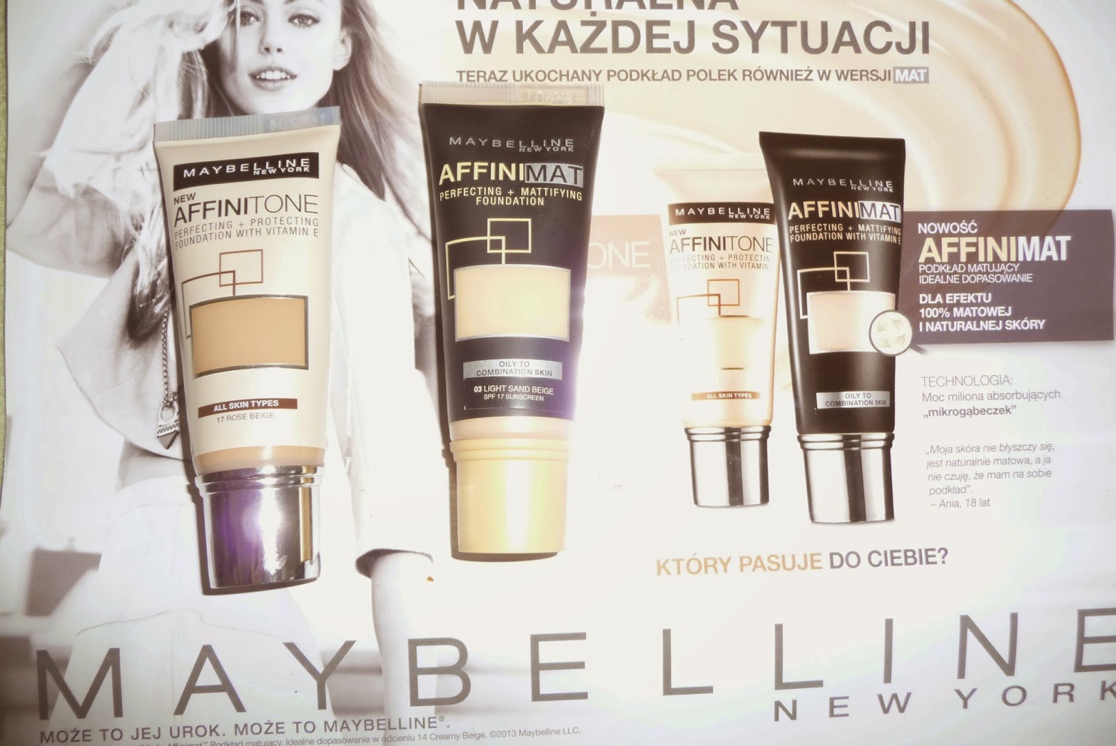Maybelline Affinitone czy Affinimat?