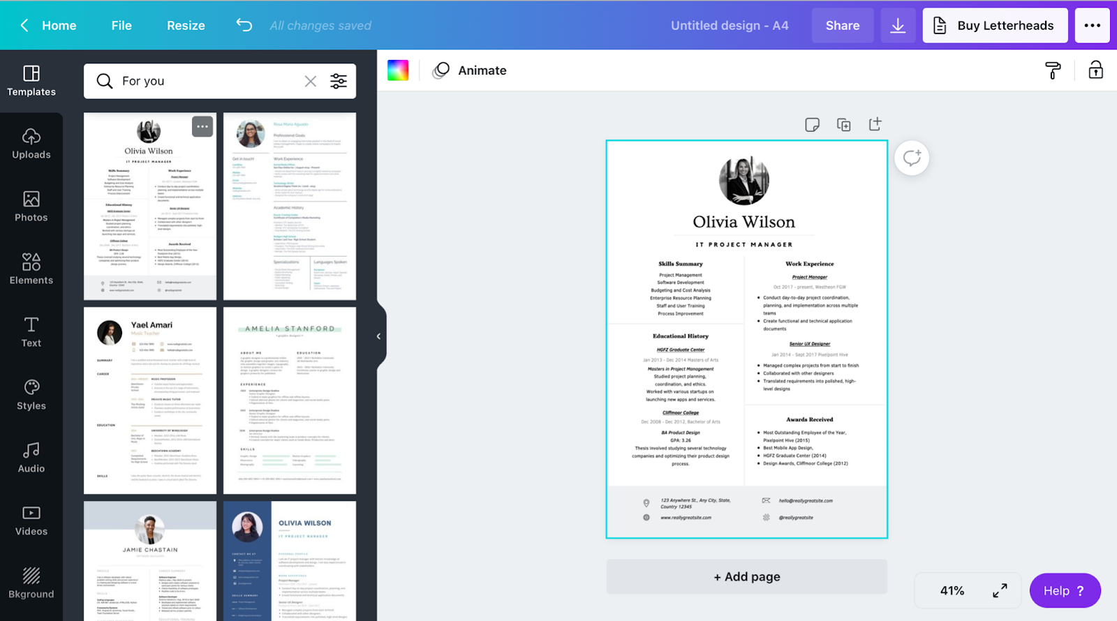 The Best Online Platforms to Design Your CV in 2021 / Digital ...