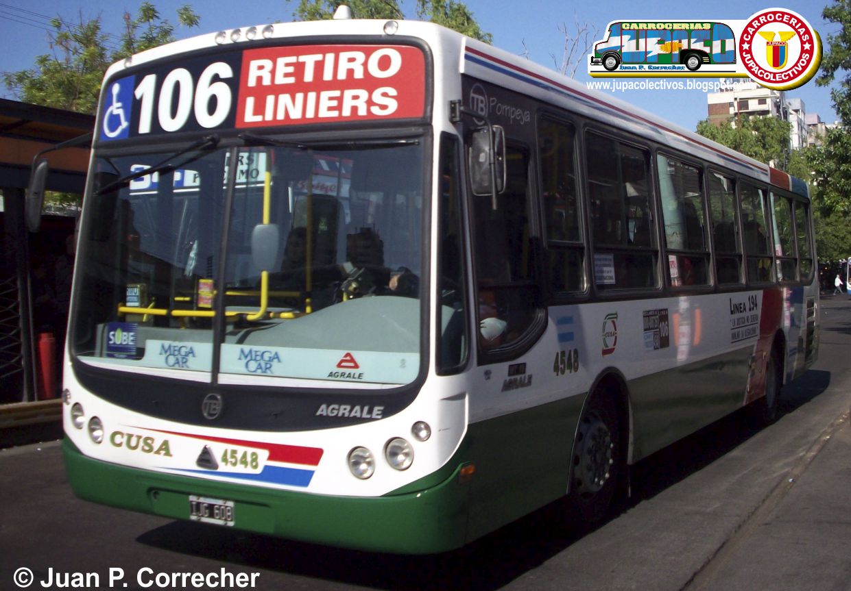 Recorrido de la linea 106 de Buenos Aires