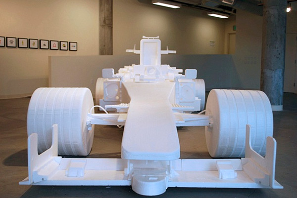 Styrofoam F1 Car By Michael Salter | Interesting Creative Designs