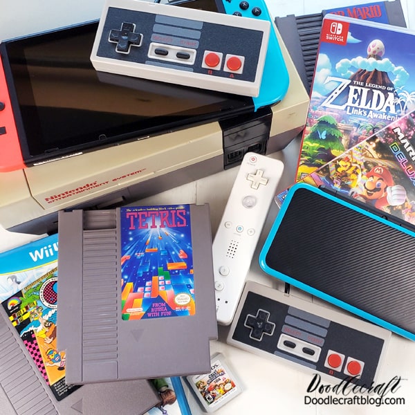 National Video Game Day: 40 Crafts Parties and Gift Ideas!