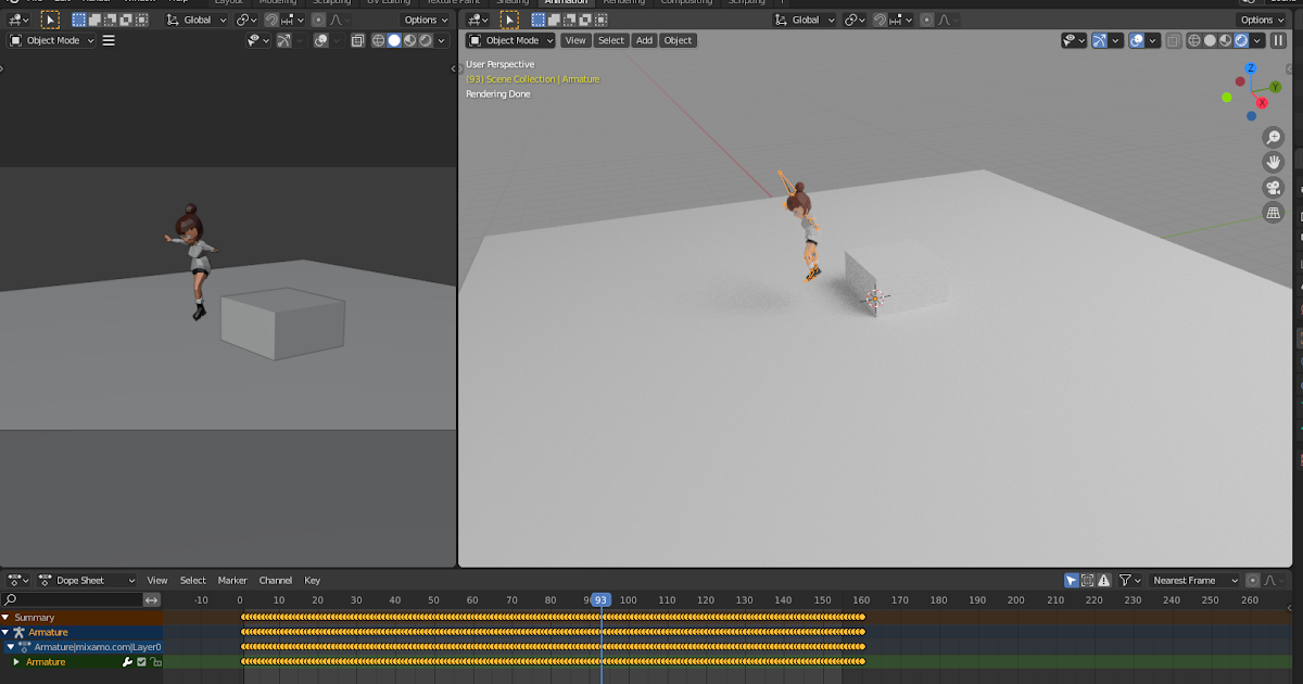 Low Poly Anime Girl Part IX
