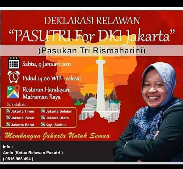 Beredar Undangan Deklarasi Relawan Risma untuk DKI Jakarta | PORTAL ISLAM Beredar Undangan Deklarasi Relawan Risma untuk DKI Jakarta | PORTAL ISLAM