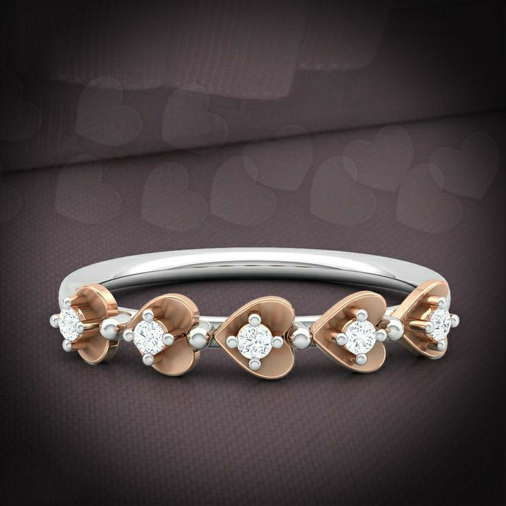 Rose gold diamond ring designs