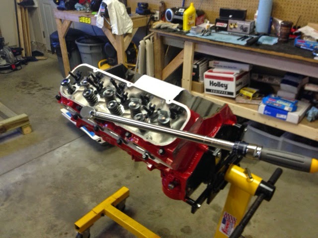67 Malibu 454 Build: Engine Build Pre-Assembly (pushrod length measurement)
