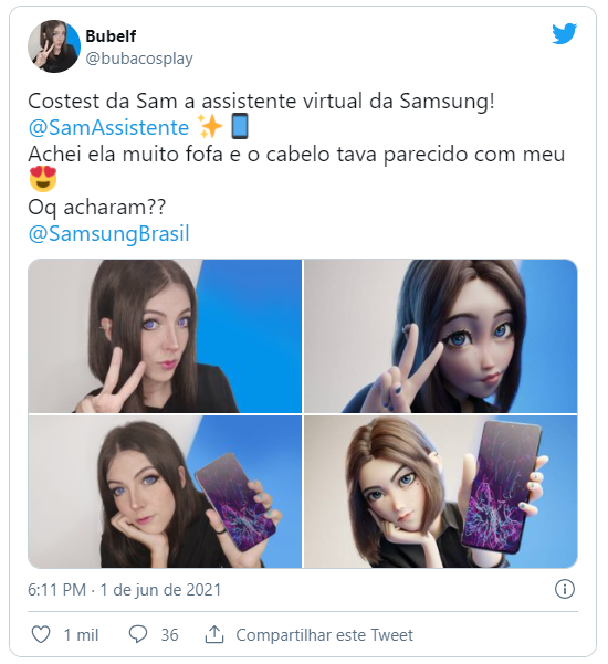 Conheça a Sam, personagem da Samsung que virou 'crush' da internet ...