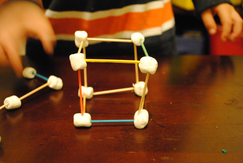 Oh, The Thinks You Can Think!: Mighty Math Monday: Marshmallow Shapes