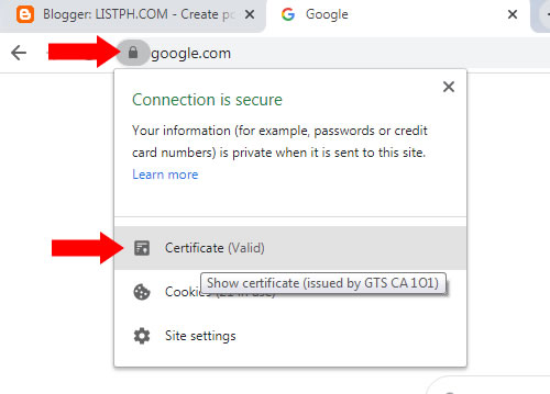 How to download Certificate of any website
