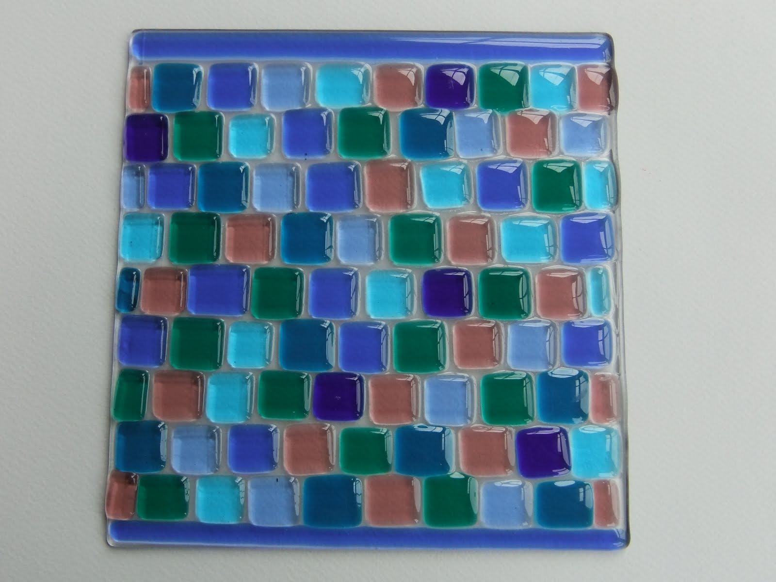 The Dotty One: Fused Glass