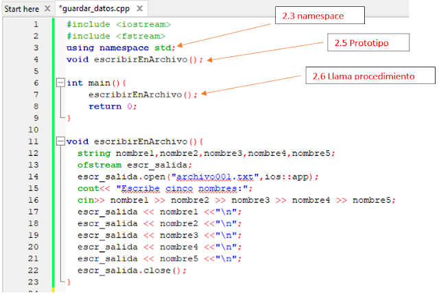 C o C++: ALMACENAR DATOS EN C++