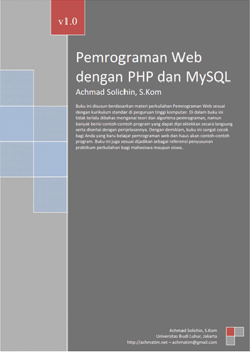 Pemprograman Web dengan PHP dan MySQL | NEXAMEDA