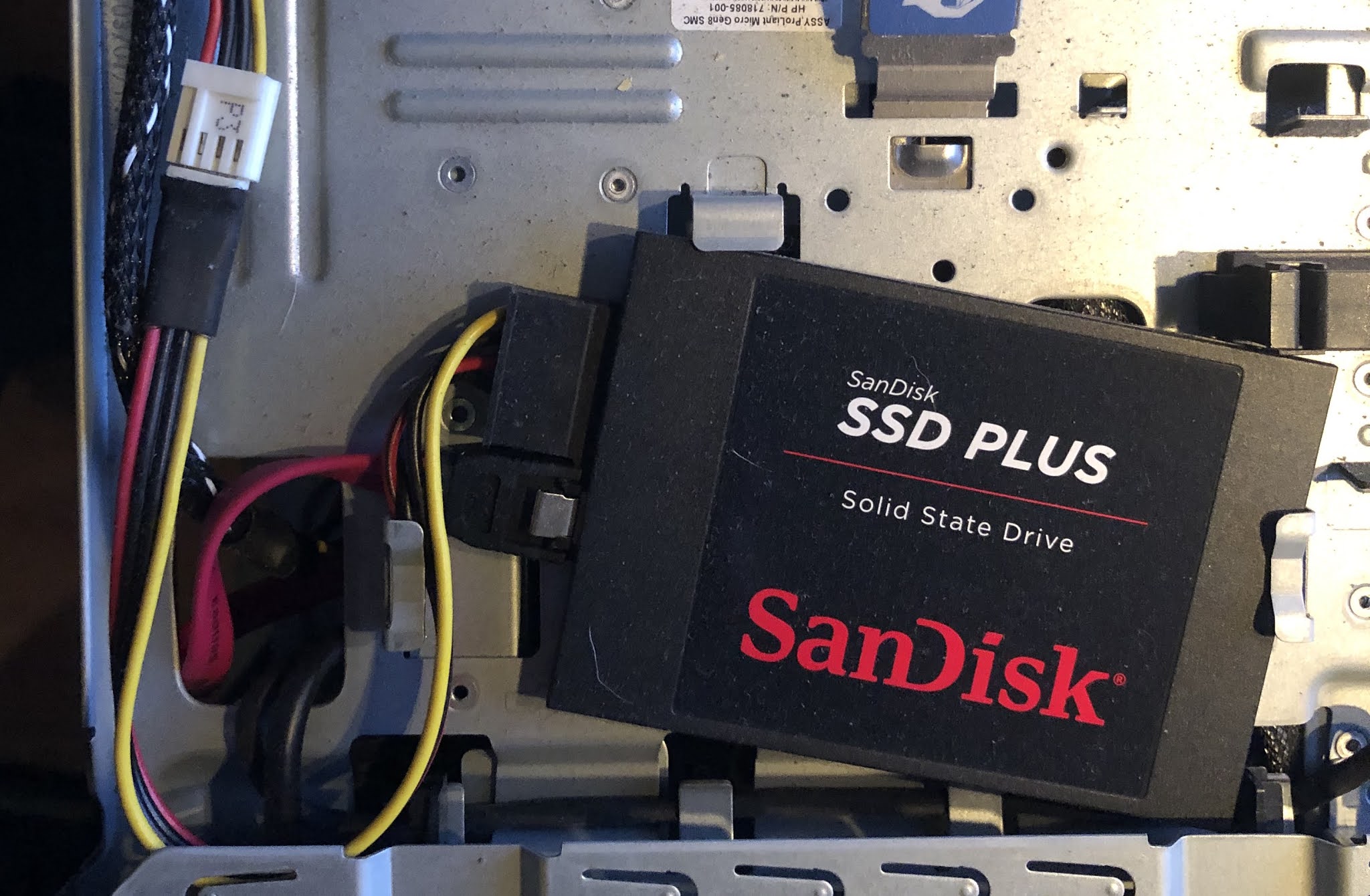 HP MicroServer Gen 8 - NVMe, Upgrading the SATA SSD, Installing Oracle ...