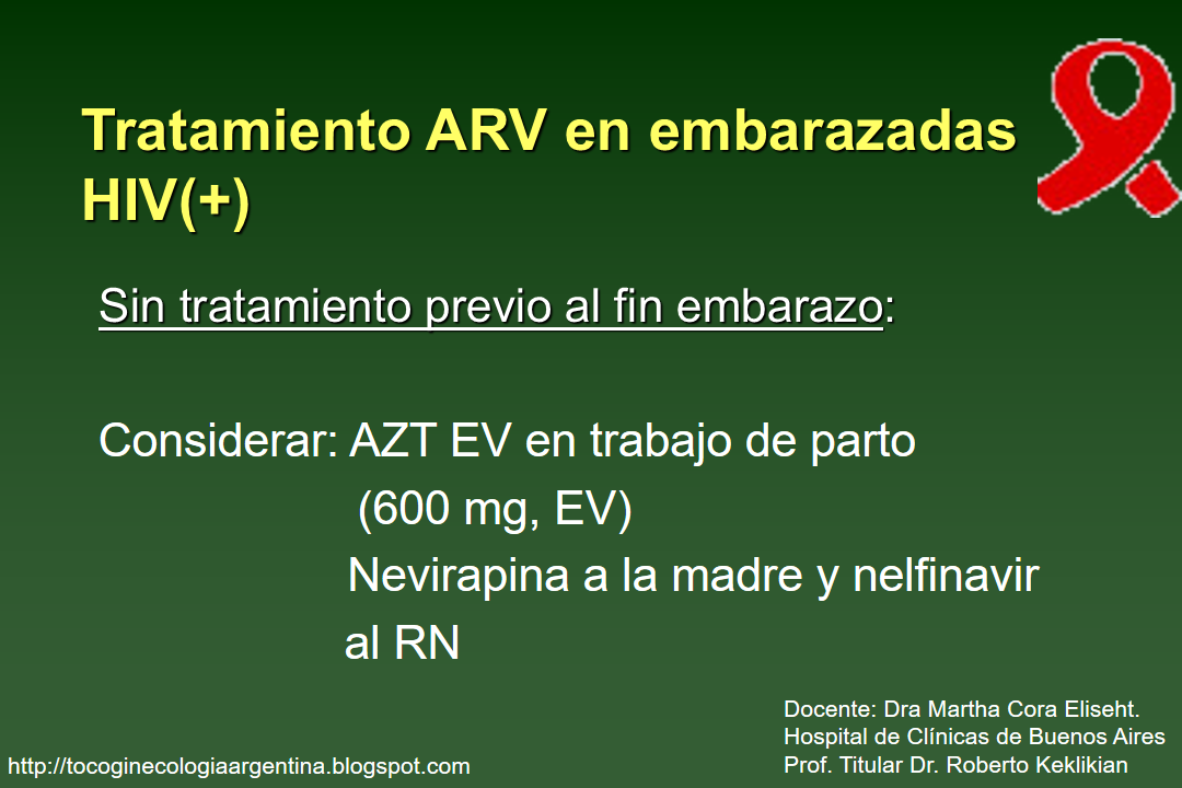 TOCOGINECOLOGIA ARGENTINA: HIV y embarazo