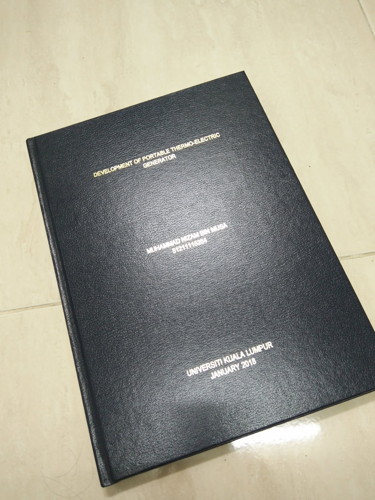 Final Year Project UniKL BMI: week 17 (FYP2)