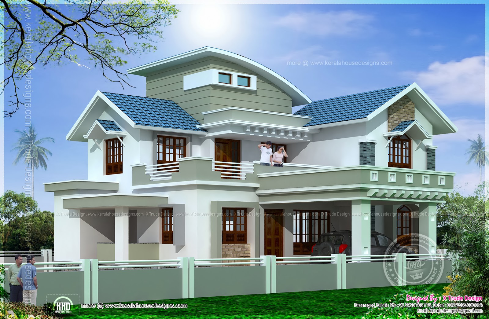 Beautiful 2138 square feet house elevation | Home Kerala Plans