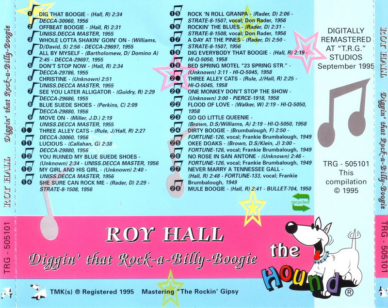 ENTRE MUSICA: ROY HALL - Diggin' that rock a Billy boogie