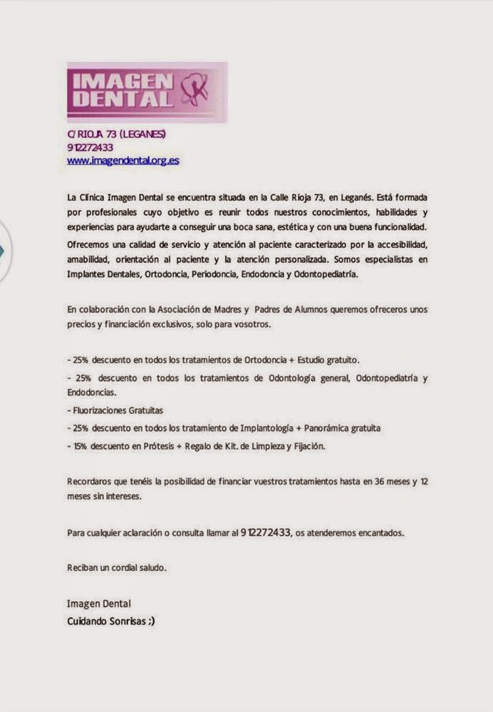 Descuento Para Socios Del Ampa En Imagen Dental ~ Blog Del Ampa Ángel González