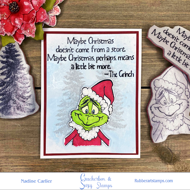 Grinch Christmas Card ~ Nadine Carlier
