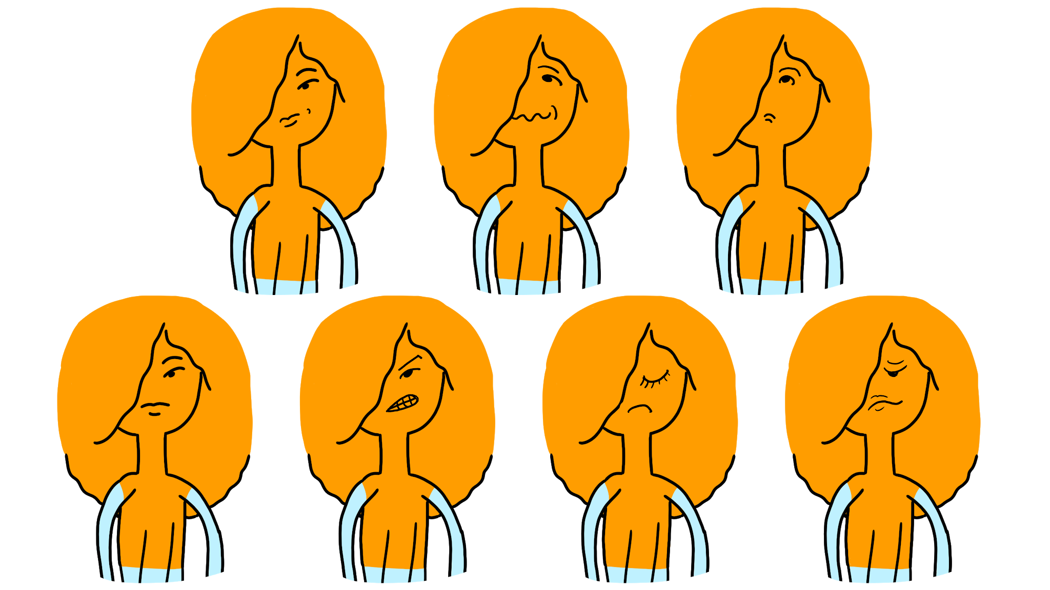 Character Design Expression Sheet