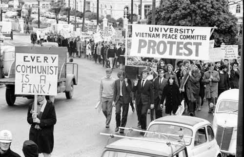US history: Protests by Americans during Vietnam War
