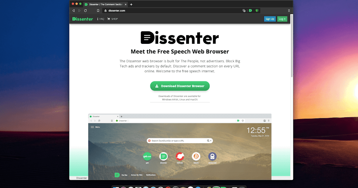 Dissenter Web, el navegador web de libre expresión | CompuTekni
