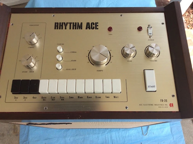 JonDent - Exploring Electronic Music: Ace Tone Rhythm Ace FR 20 - Drum machine