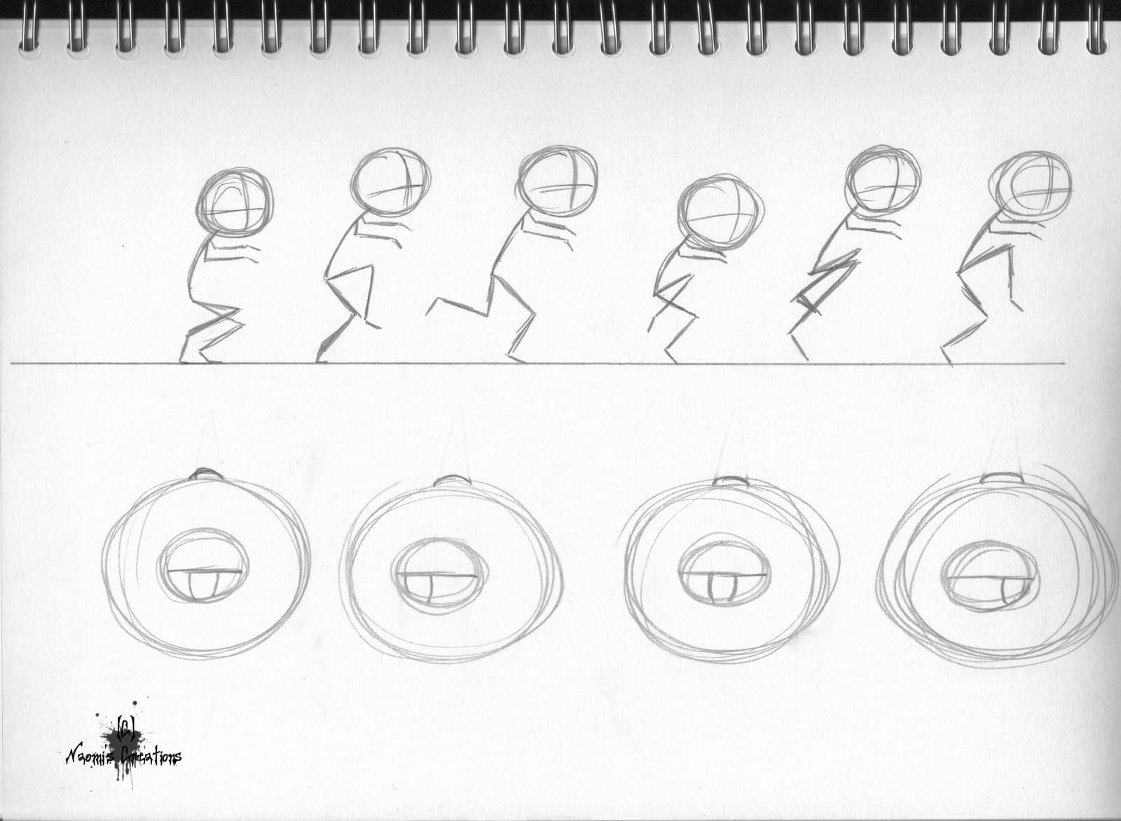 Naomi's Blog: Unit 5 - Furtive Walk Cycle Sheet