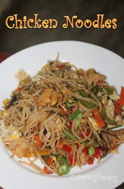 Chicken Noodles | Chicken Noodles Recipe