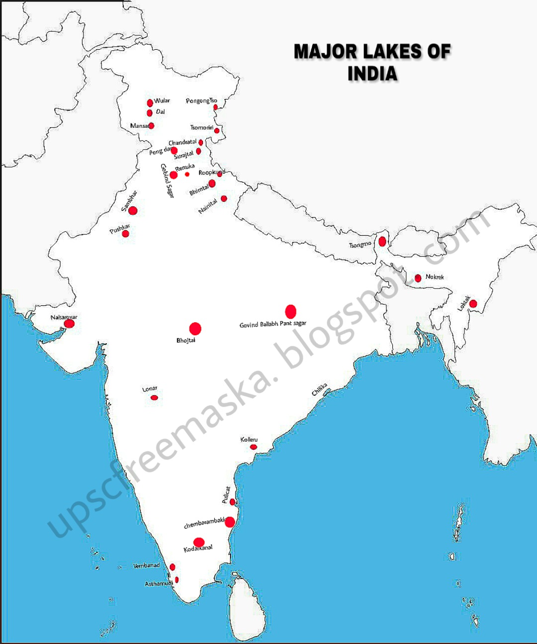 Lakes Of India UPSC lakes-of-india-upsc