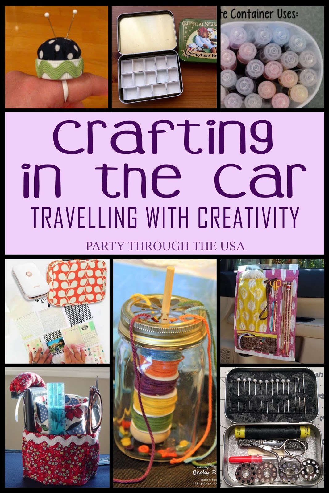 Crafting in the Car- Travelling with Creativity