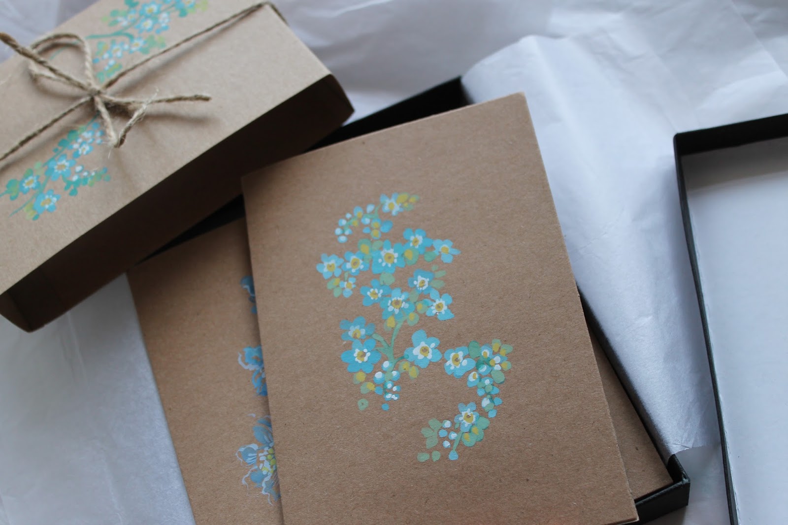 Clare makes: Hand-painted gift cards