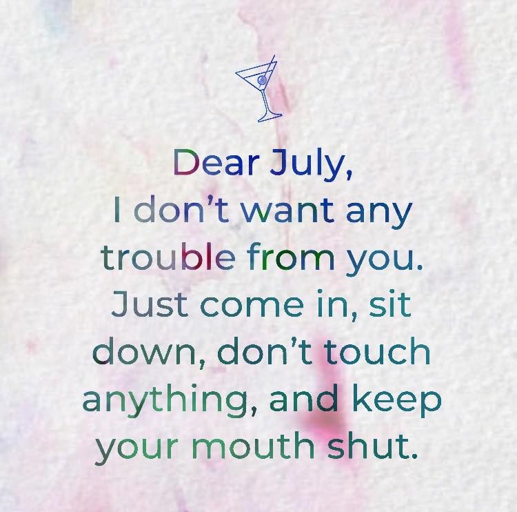 So far this morning: Here comes July