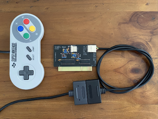 Apple II Projects: Game Controller - SNES MAX - SNES Controller to ...