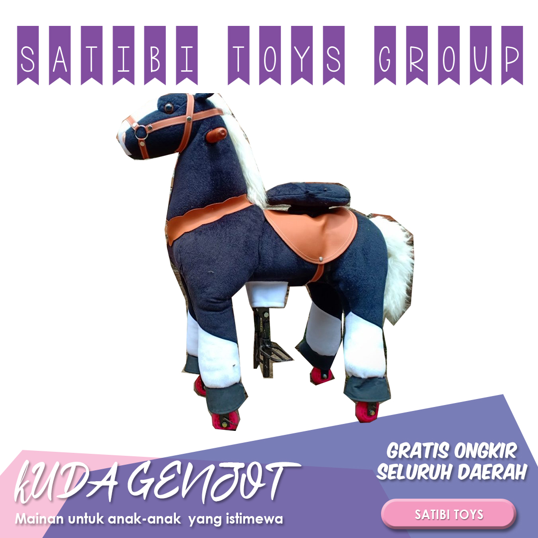 PRODUSEN MAINAN ANAK KUDA GENJOT | SATIBI TOYS 085785644770