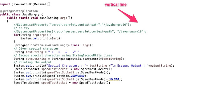 Remove White Vertical Line In Eclipse IDE Mac Windows Java Hungry remove-white-vertical-line-in-eclipse-ide-mac-windows-java-hungry