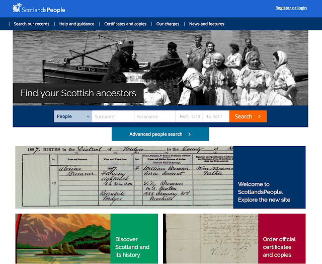 Genealogy's Star: New Additions to ScotlandsPeople