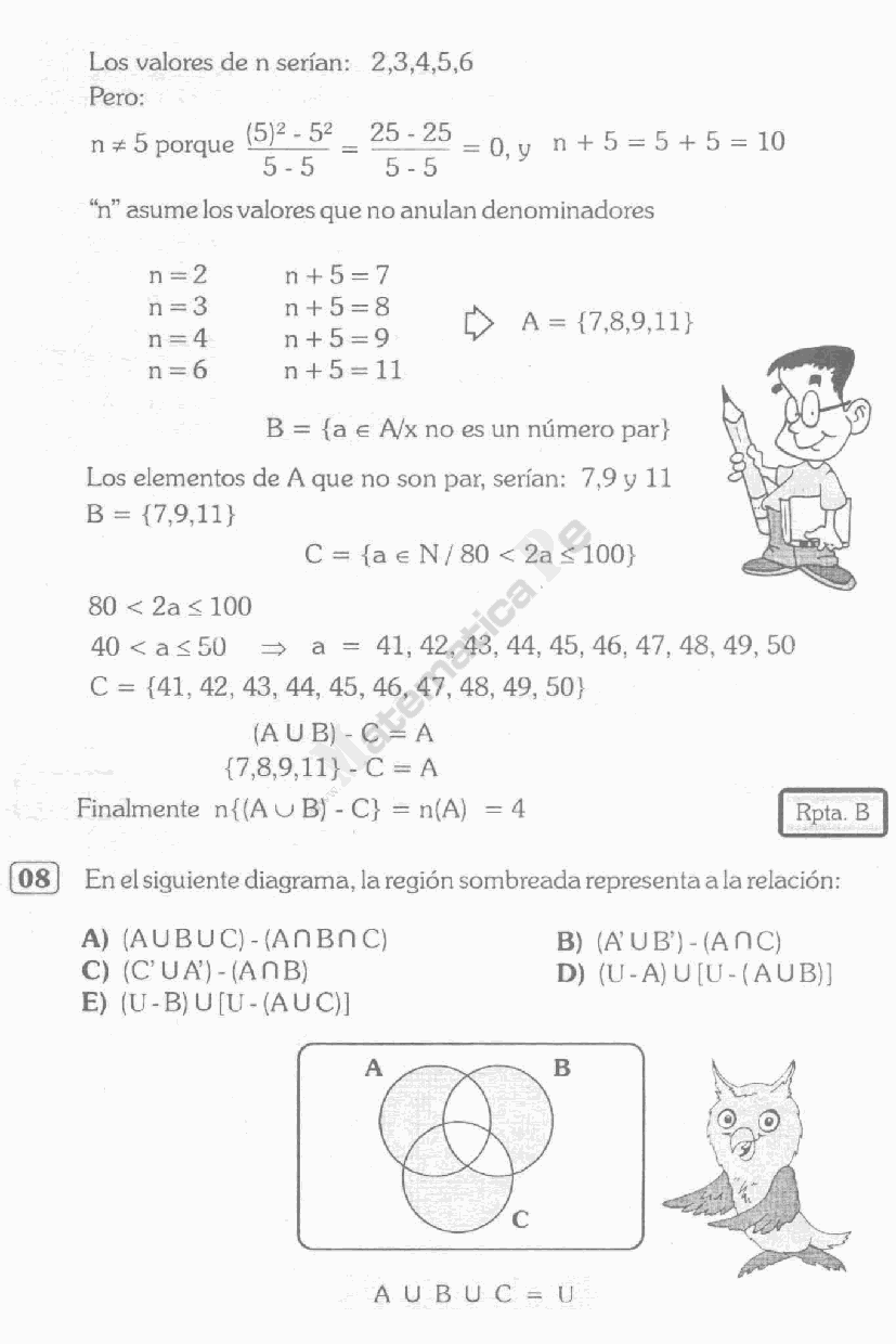Teoria De Conjuntos Exercícios - BRAINCP Teoria De Conjuntos Exercícios - BRAINCP