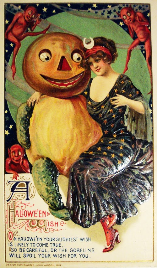 Old Halloween Postcards From the 1900s ~ Vintage Everyday