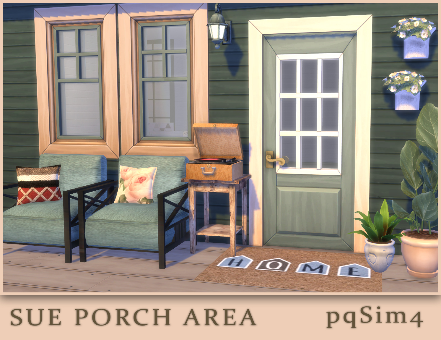 Porch Area. The Sims 4 Custom Content.