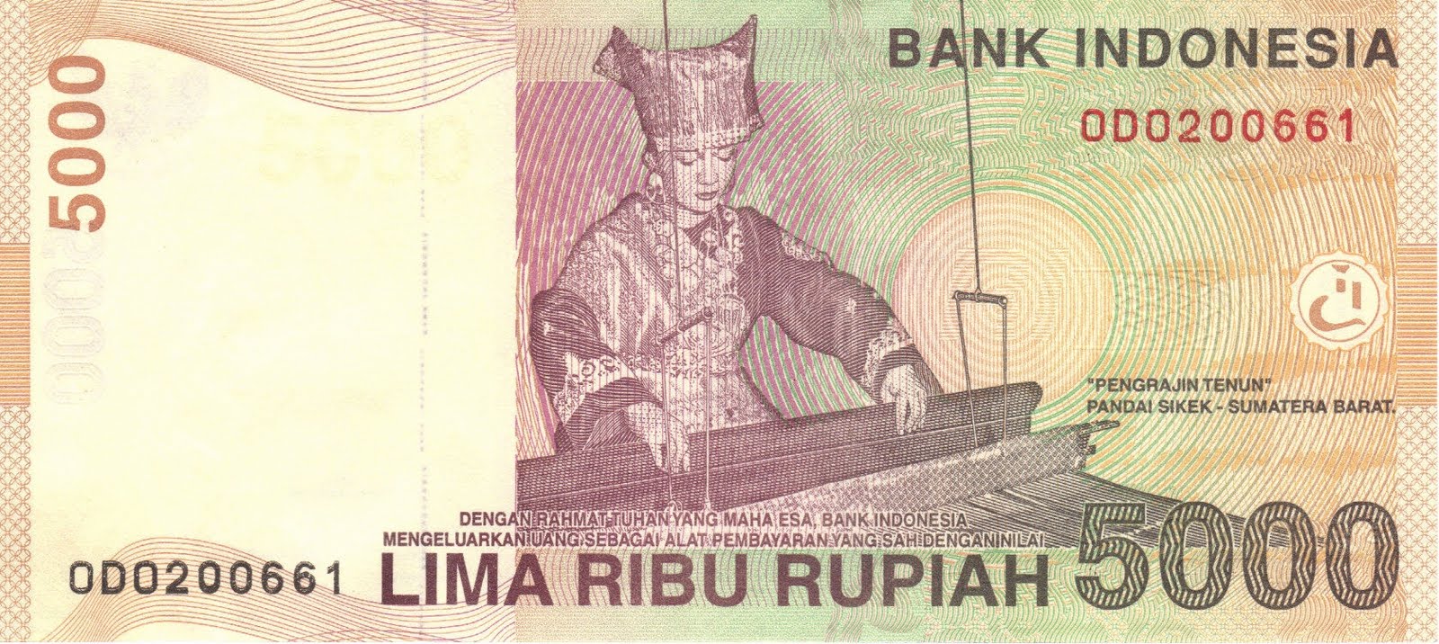 Rp.5000 - Tahun 2001 ~ Galeri Uang Rupiah Indonesia